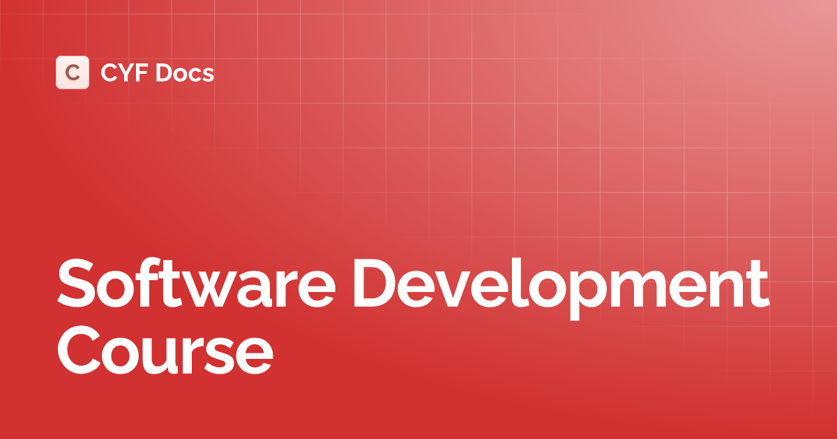 Software Development Course | CYF Docs