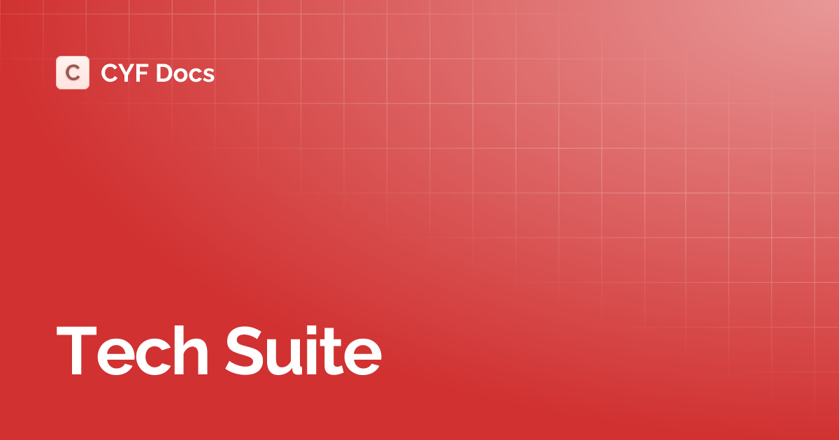 Tech Suite | CYF Docs