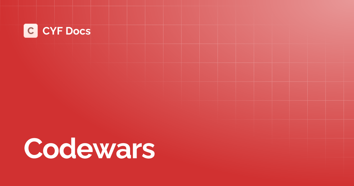 Codewars | CYF Docs